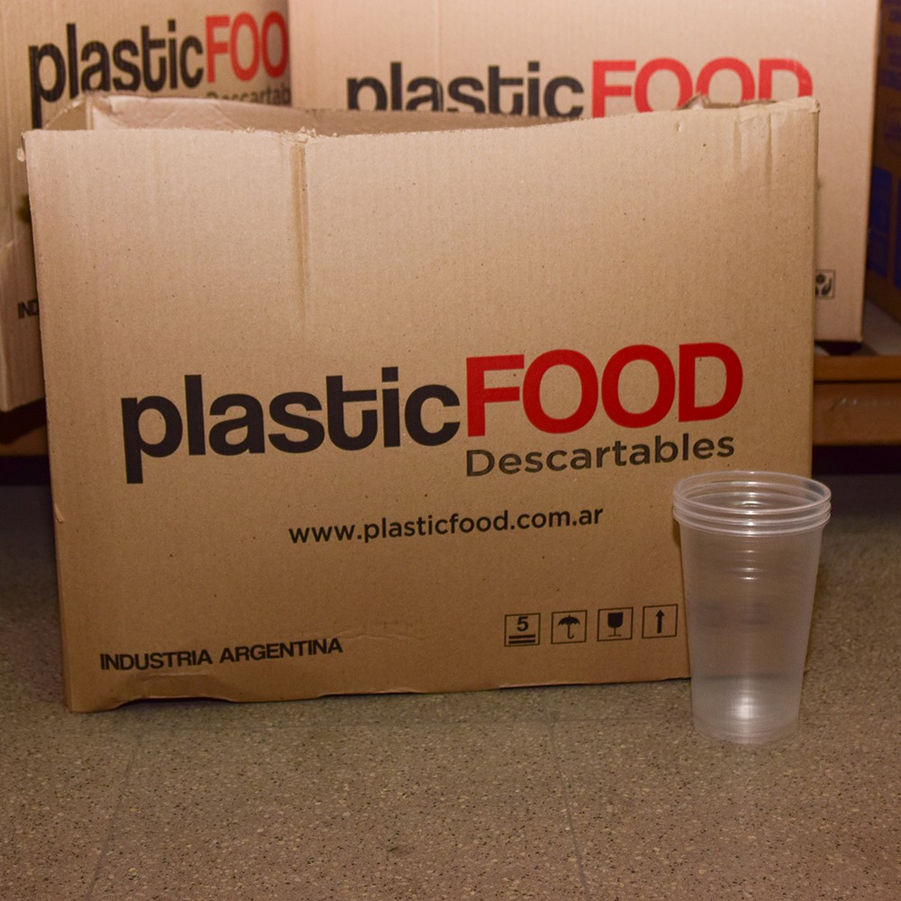 VASO PLAST.TRANS. PP. 500cc x 100(x1040)